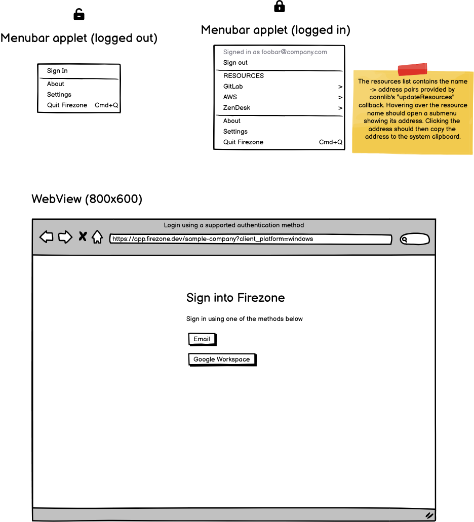 Windows client tray icon and menu · Issue #2712 · firezone/firezone ...